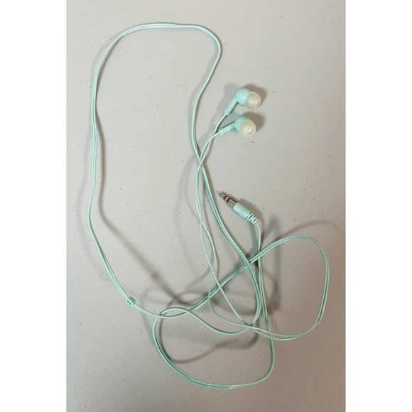 Headphones | Aquamarine Aqua Teal Pastel Headphones Headphones Earbuds ...